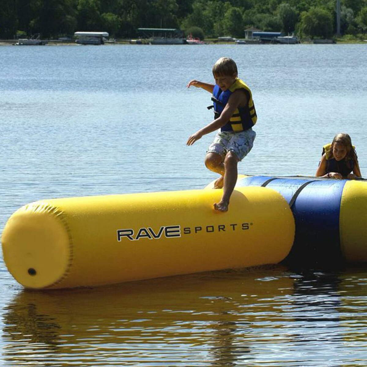 Rave Aqua Jump Eclipse 120 With Slide & Log | Splash Super Center