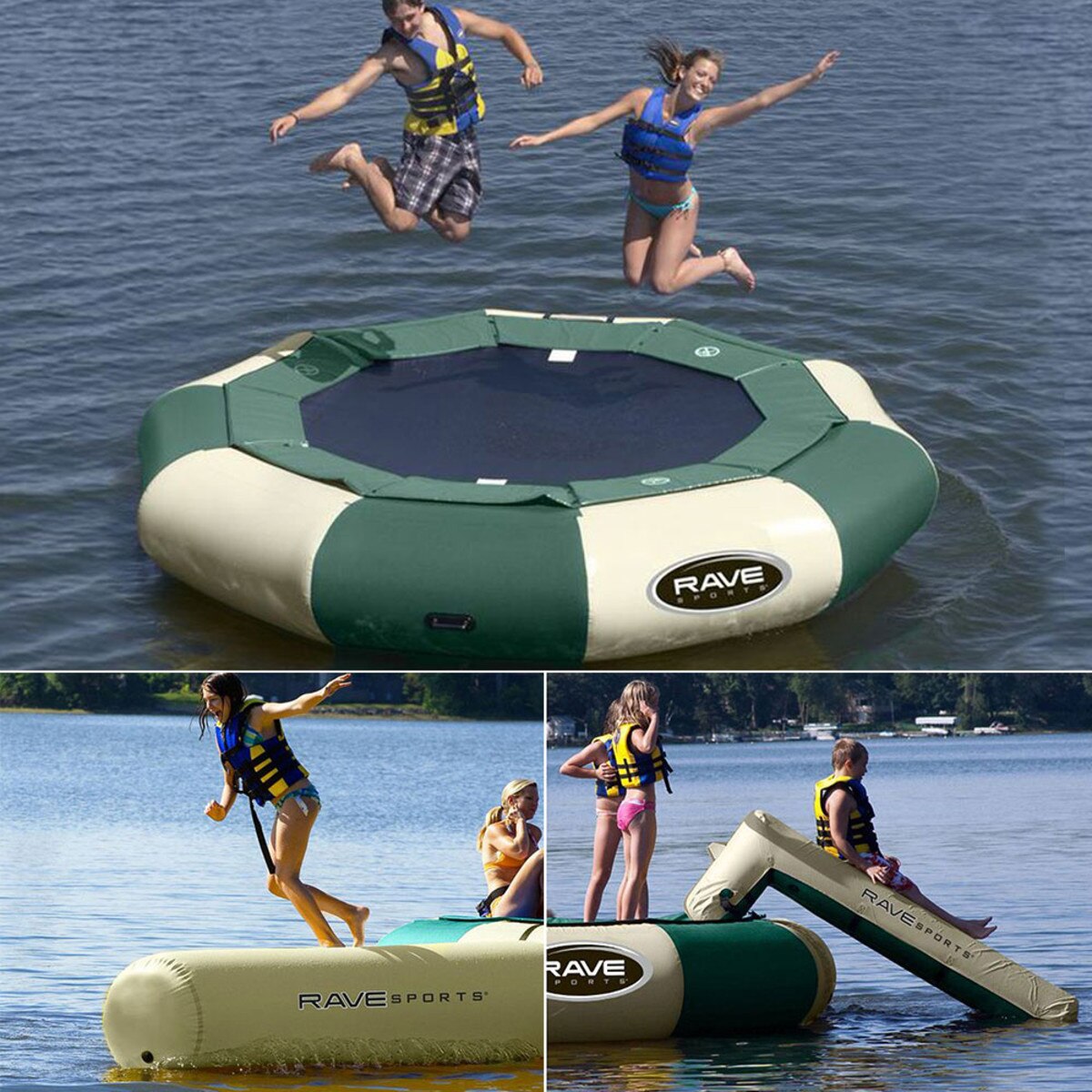 Rave Sports Northwood's Eclipse 120 Slide & Log | Splash Super Center