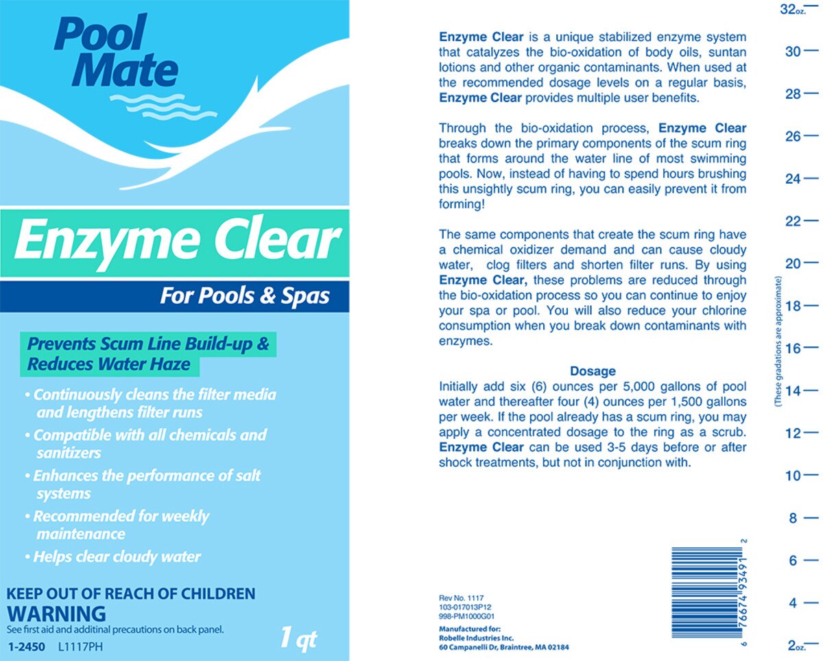 Enzyme - 1 Quart | Pool Water Treatment | Splash Super Center