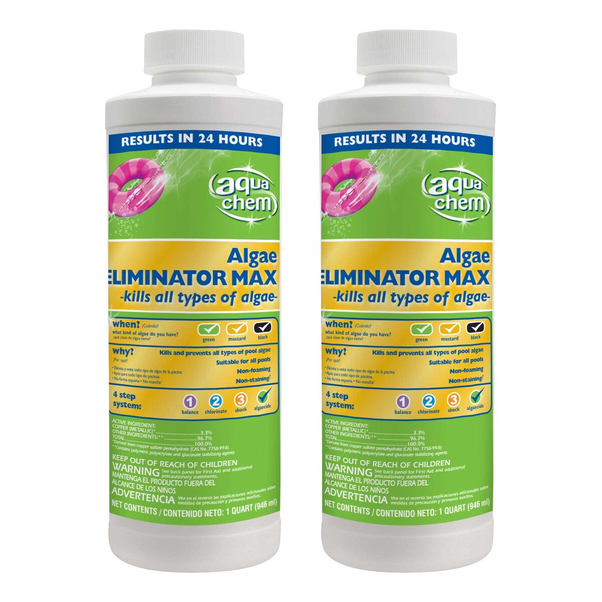 Eliminator Max - 2 Quarts | Pool Algae Control | Splash Super Center