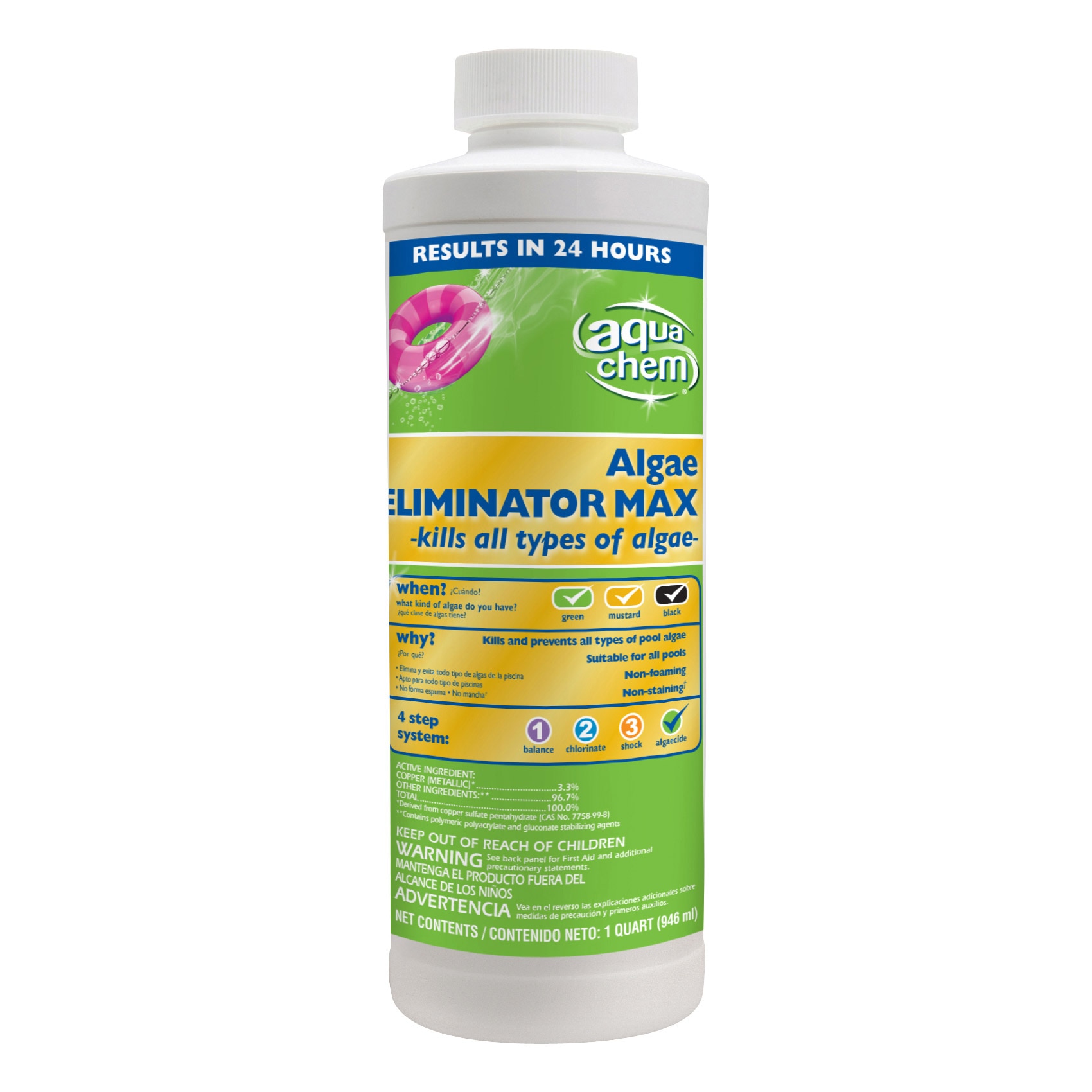 Eliminator Max - 2 Quarts | Pool Algae Control | Splash Super Center