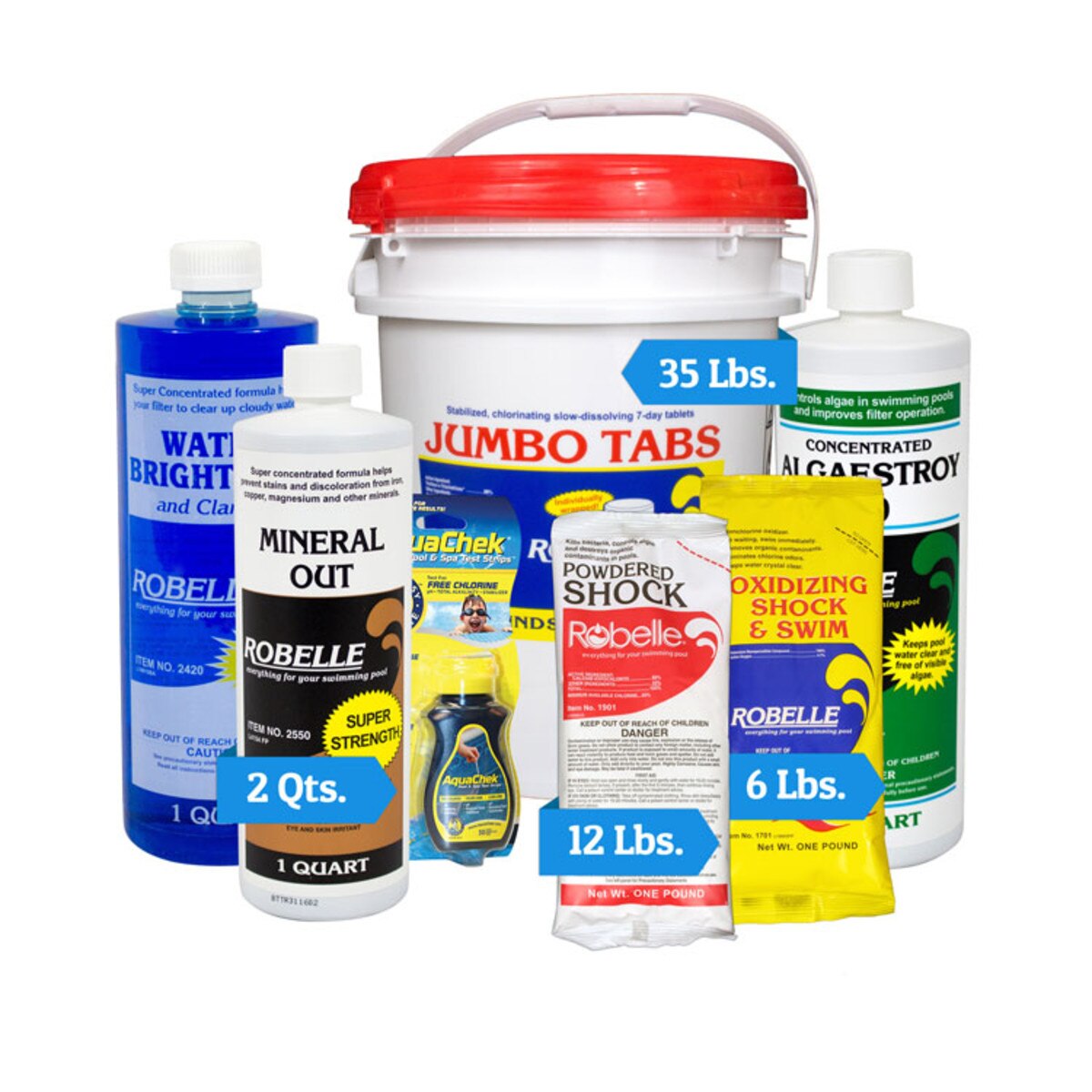 Chemical Kit with 35 Lbs Jumbo Tabs | Splash Super Center