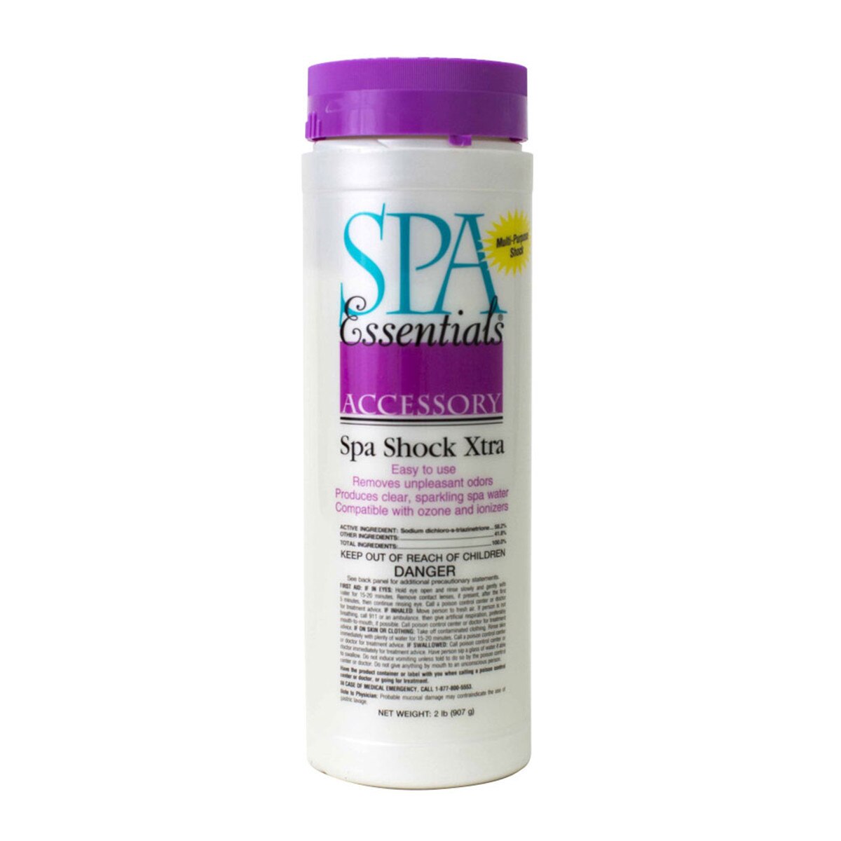 Spa Essentials Spa Shock Xtra - 2 Lbs | Spa Chlorine Shock | Splash ...