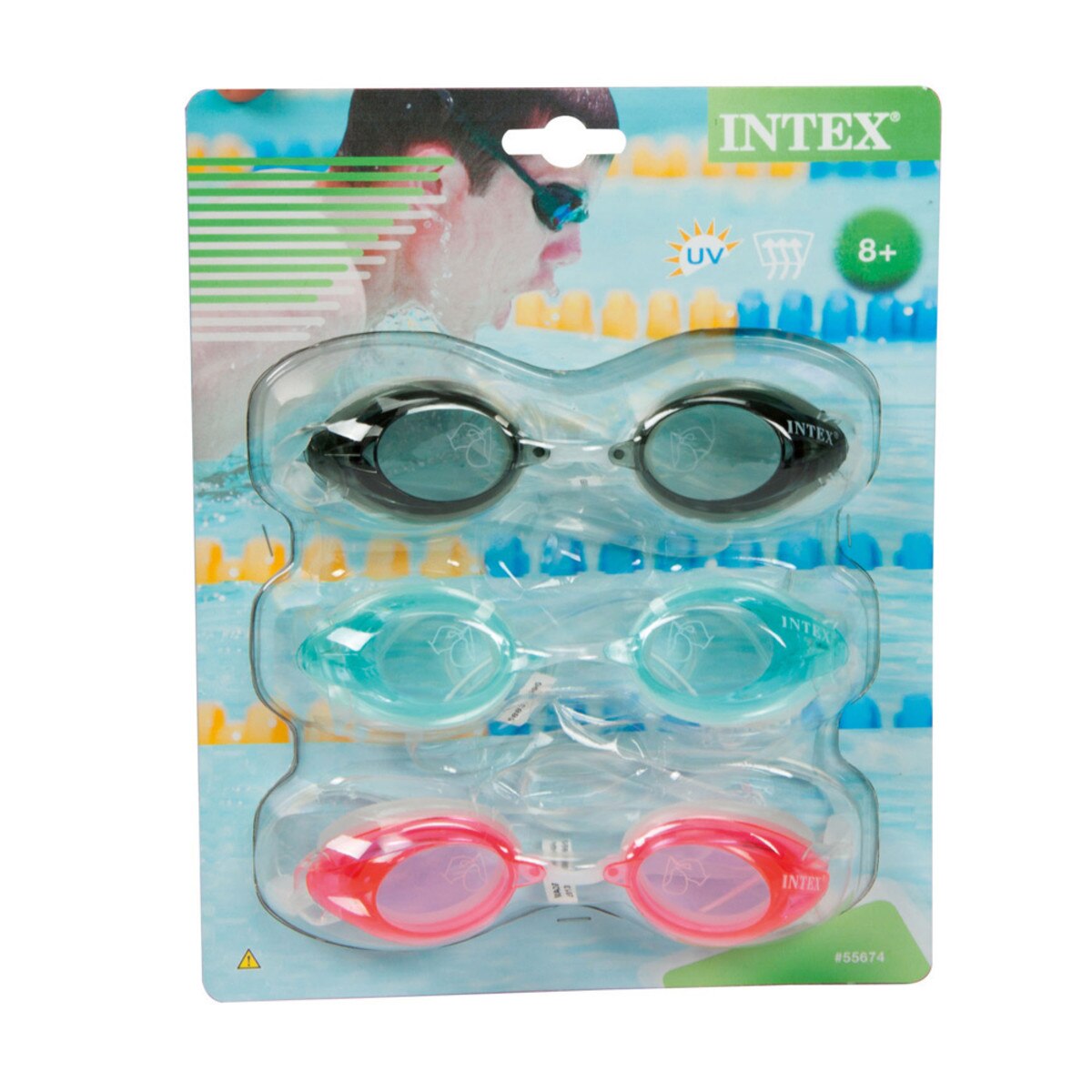 Intex Sport Relay Goggles Tri Pack | Pool Toys | Splash Super Center