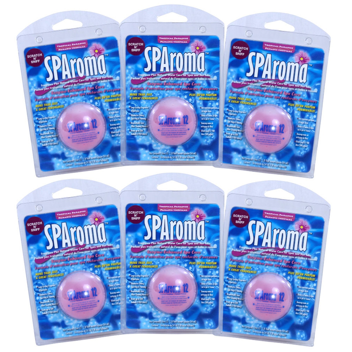 Aqua Pill Spa Fragrance Tropical Paradise - 6 Pack | Spa Water ...